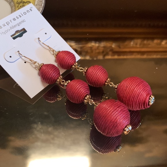 pure expressions | Jewelry | Last One Wrap Ball Earrings | Poshmark